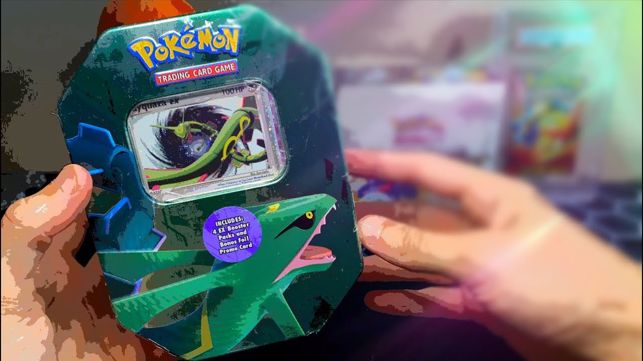 Pokemon Rayquaza Ex Tin