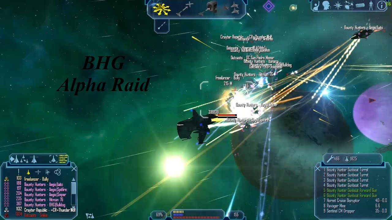 Discovery Freelancer 5.0 Aegis Alpha Action | Bounty Hunters vs Outcasts - YouTube