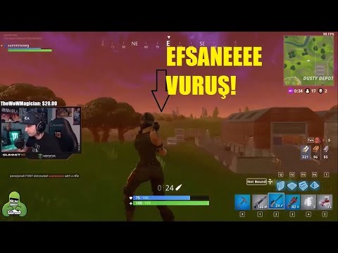 Fortnite Battle Royale | En İyi Sniper Vuruşları | Sisli Tepedeki Adamı Vurdu!