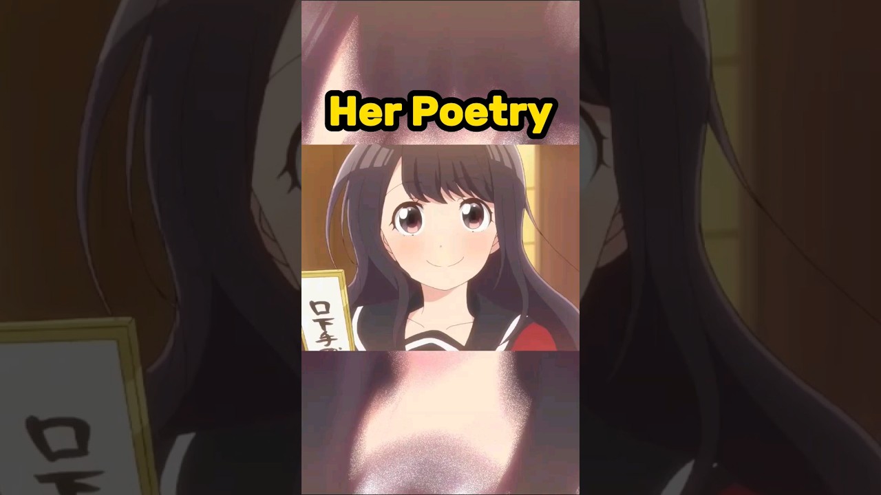 This Anime Girl Speaks through Poetry #anime #animeedit #manga # ...