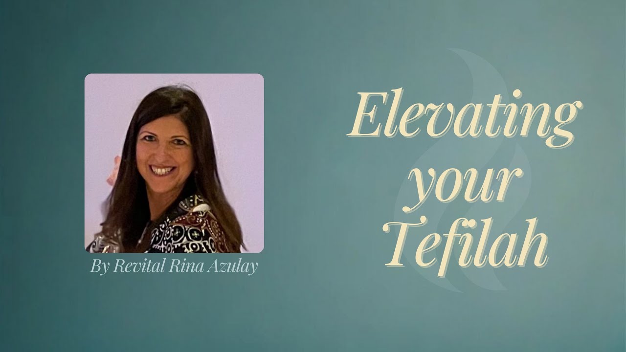 Elevate your tefila: with Revital Rina Azulay : mizmor le toda - YouTube