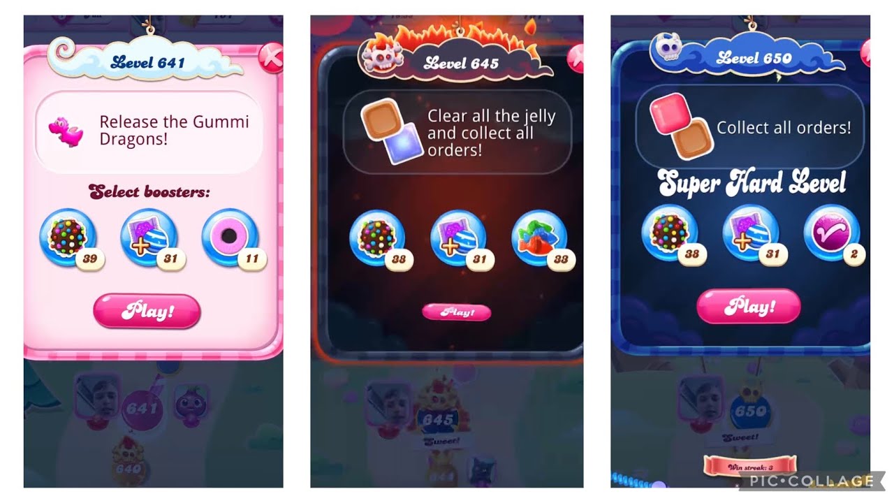Candy Crush | Levels 641-650 - YouTube