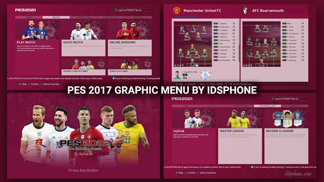Fifa World Cup Graphic Menu Pes 2017 By Idsphone - YouTube