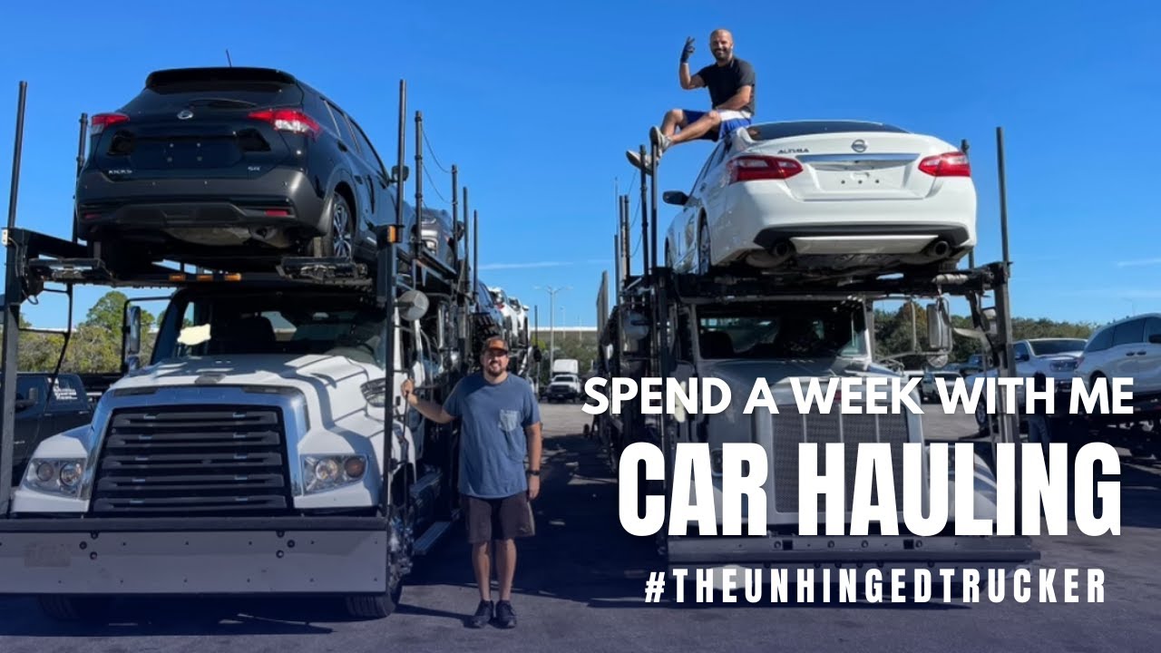 A WEEK IN CAR HAULING. Spend a typical week with me hauling cars in the ...