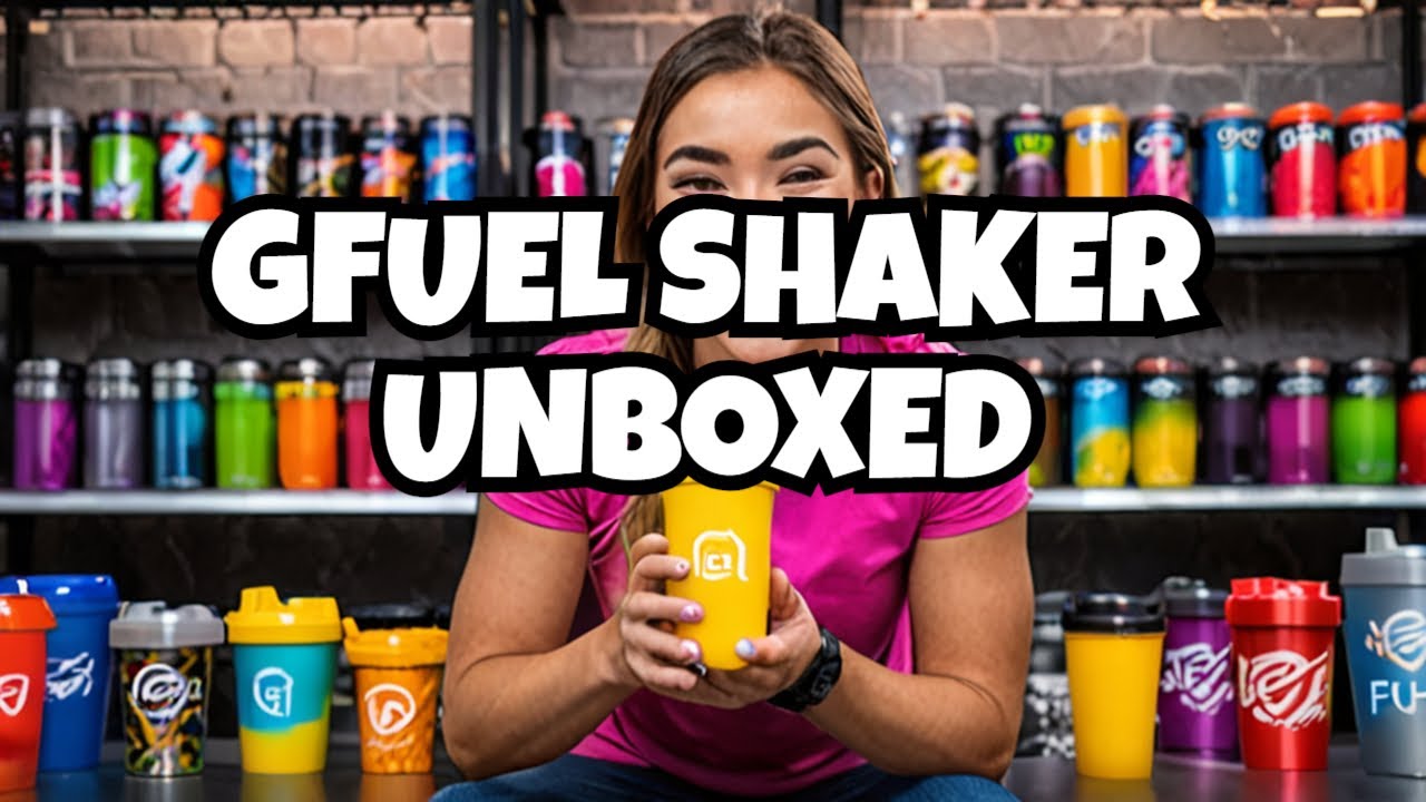 Unboxing a gfuel shaker - YouTube