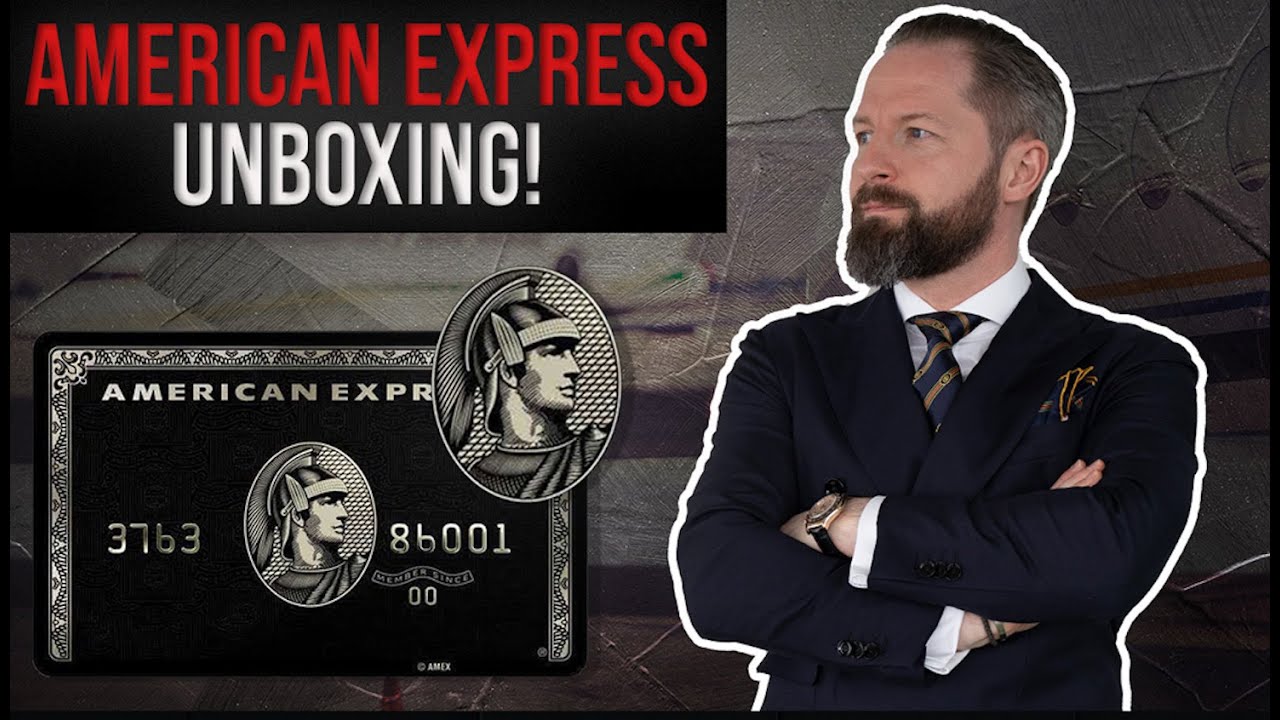 Unboxing: Die neue AMEX BLACK Centurion Kreditkarte! - YouTube
