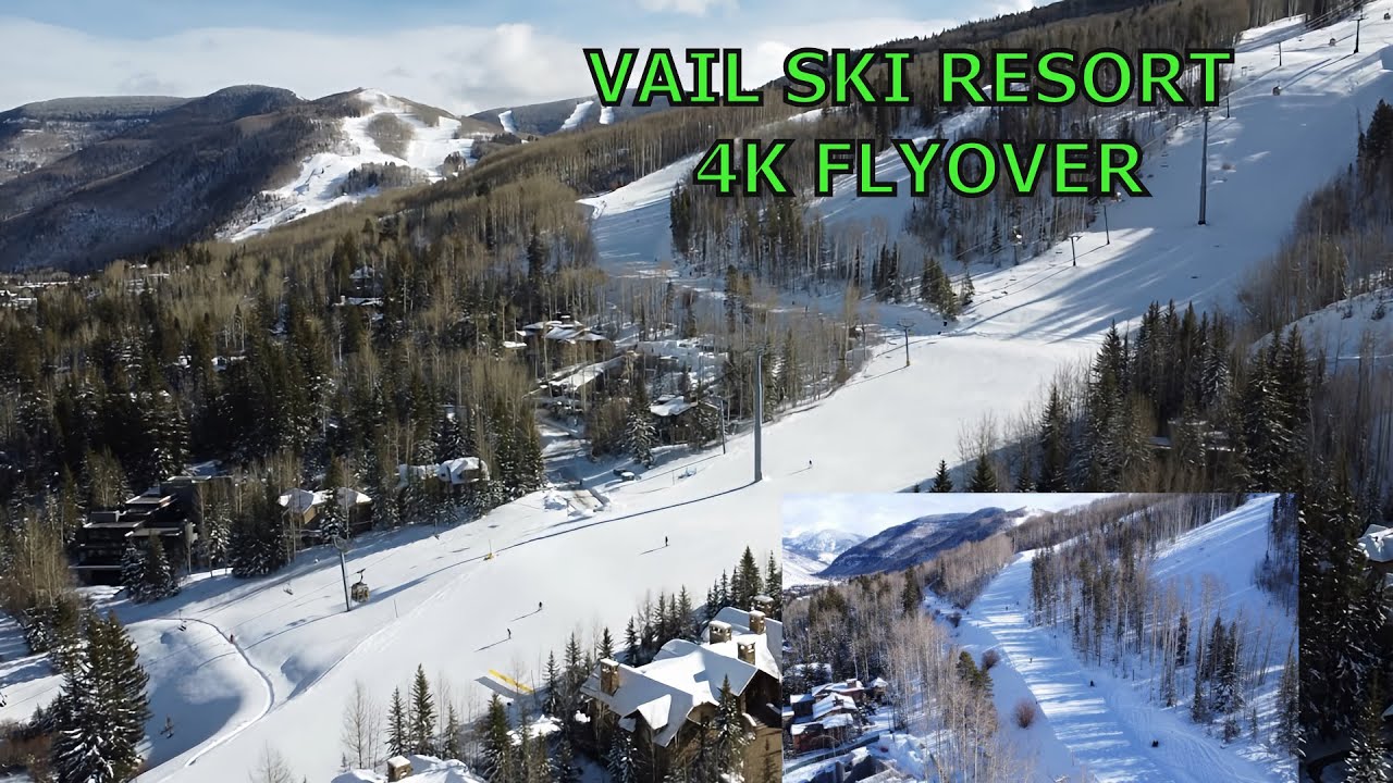 VAIL WINTER WONDERLAND | 4K Scenic Flyover - YouTube