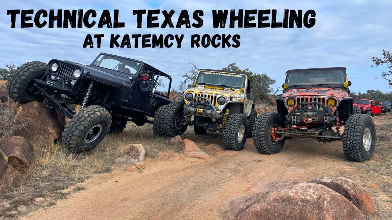Technical Texas Wheeling at Katemcy Rocks! - The Great American Crawl ...