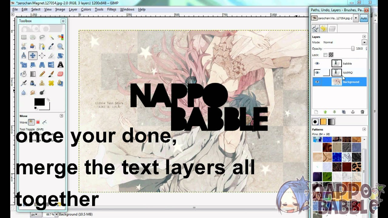 GIMP tutorial #1: Photo text crop - YouTube