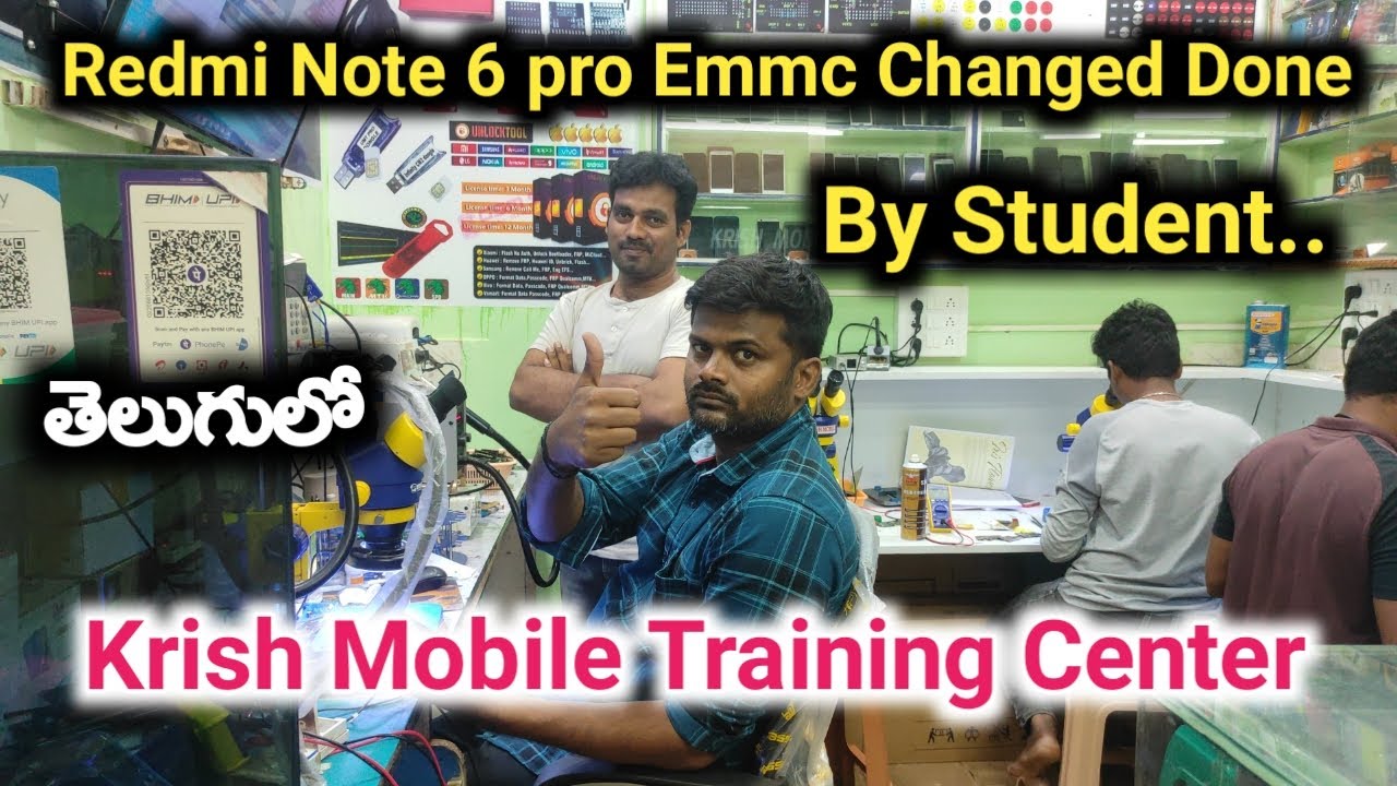Redmi Note 6 pro Emmc Changed Done by Student | live Repair | Krish ...