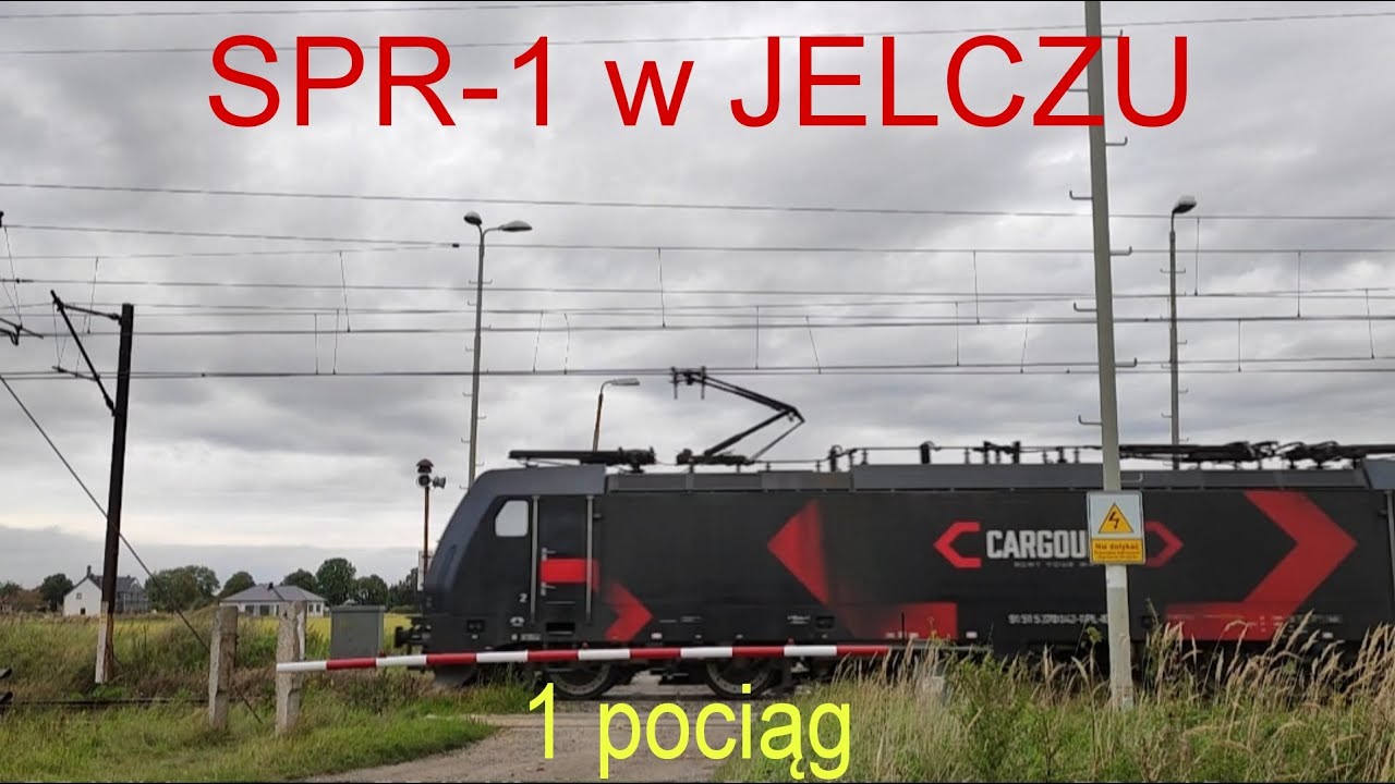 [UNIKAT] Przejazd kolejowy (SPR-1) Jelcz Laskowice - 1 pociąg - YouTube