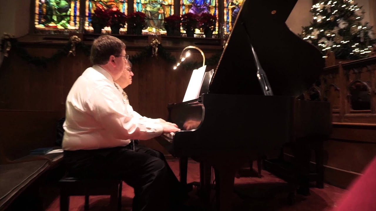 "What Child Is This?" Piano duet arranged by Joel Raney - YouTube