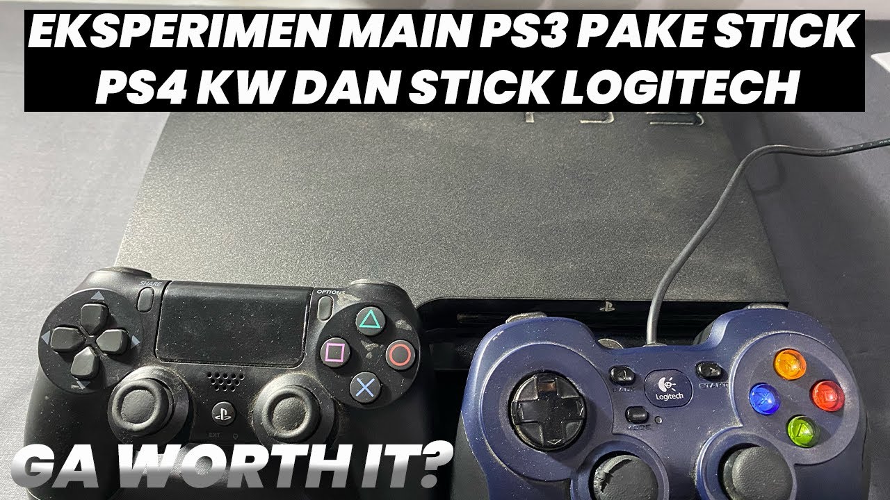 NYOBAIN MAIN PS3 PAKE STICK PS4 ORI PABRIK DAN STICK LOGITECH F310 ...