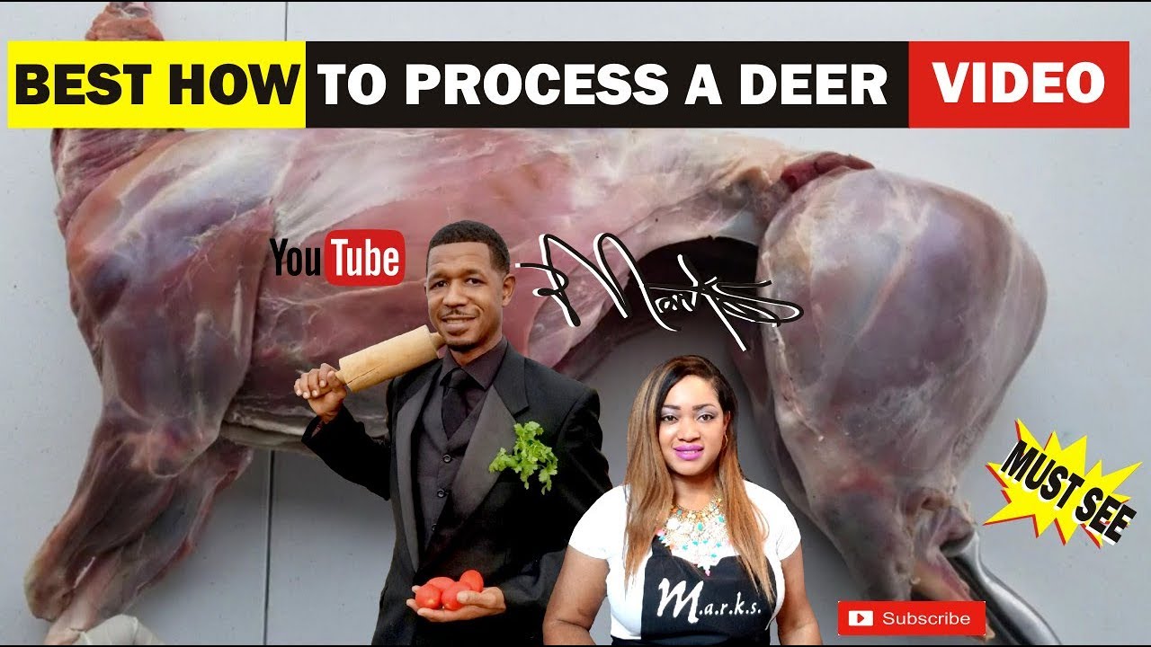 THE BEST HOW-TO PROCESS A DEER VIDEO EVER + EASY + BUTCHER + VENISON ...