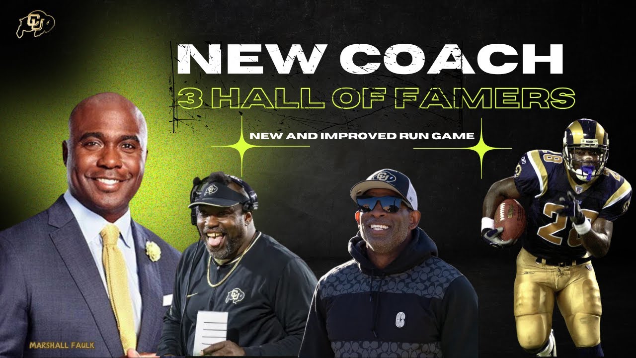 🚨Coach Prime Hires Marshall Faulk As The New Colorado HOF Running Backs ...
