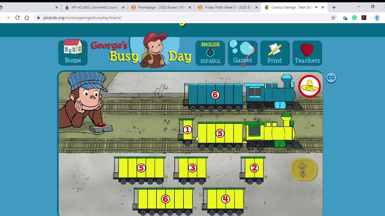 curiousgeorgeinenglish Curious George Train Station PBS KIDS Google ...