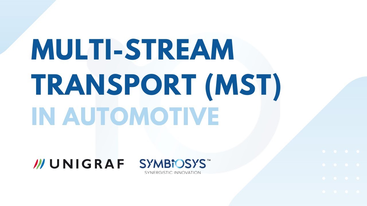 Multi-Stream Transport MST in Automotive | Unigraf - YouTube