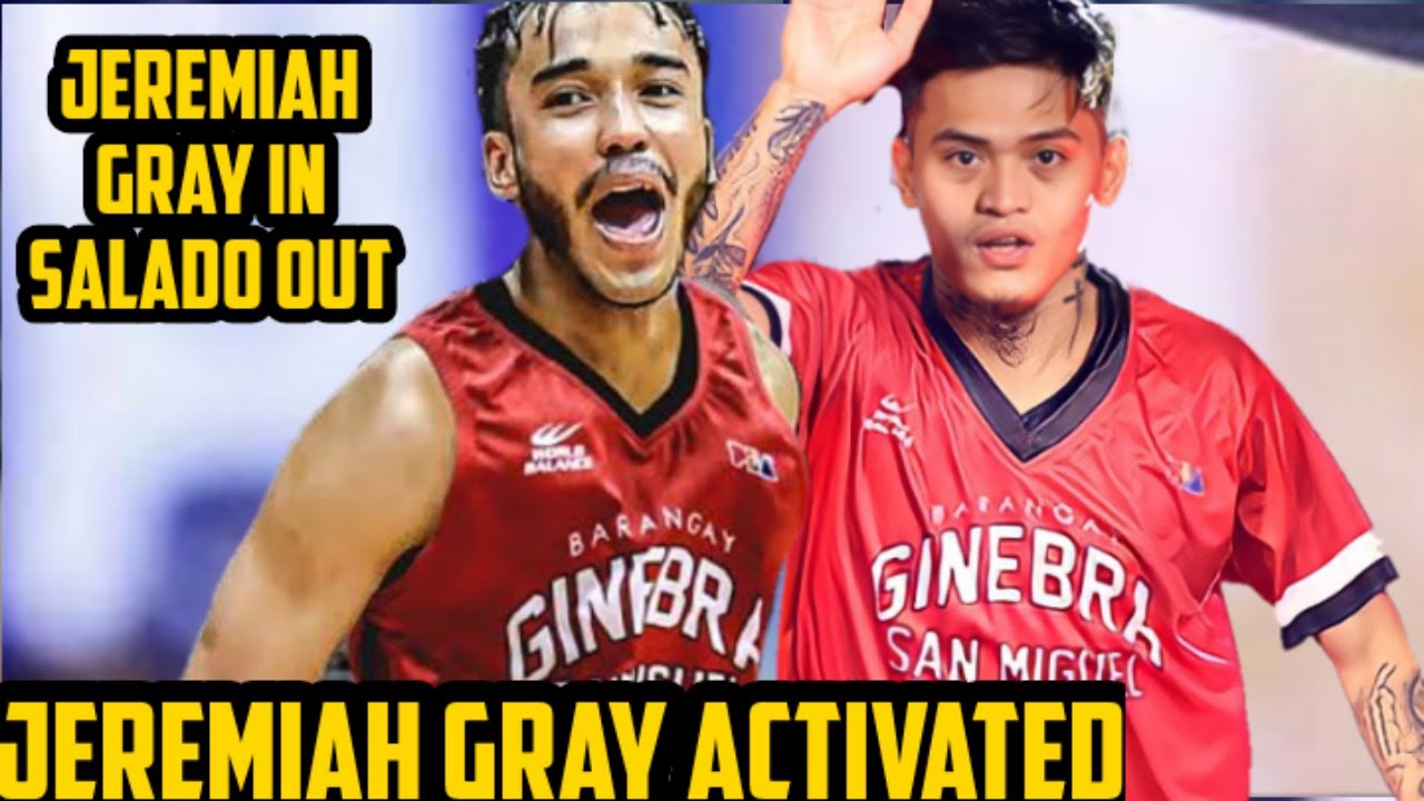 PBA LIVE : GINEBRA JEREMIAH GRAY MAGLALARO NA SA GINEBRA | KENT SALADO ...