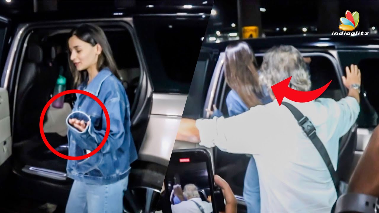 Alia Bhatt Spotted at Airport with SURPRISE 😱 | Netizens Shocked | Who ...