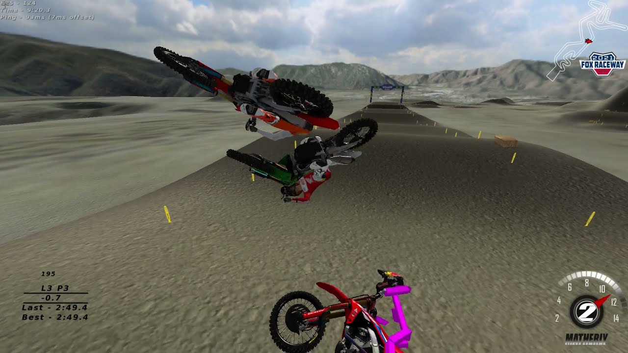 what insane bike control looks like in mx simulator - YouTube