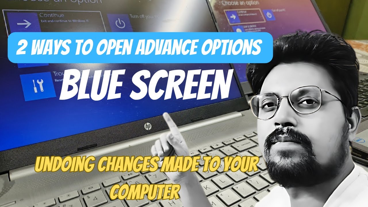 Advance Options In Windows 11 || Dell Laptop || HP Laptop || Undoing ...