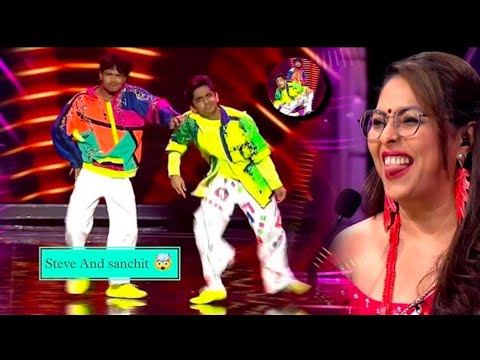 NEW ! || Steve And sanchit Frist performance in India's best dancer ...