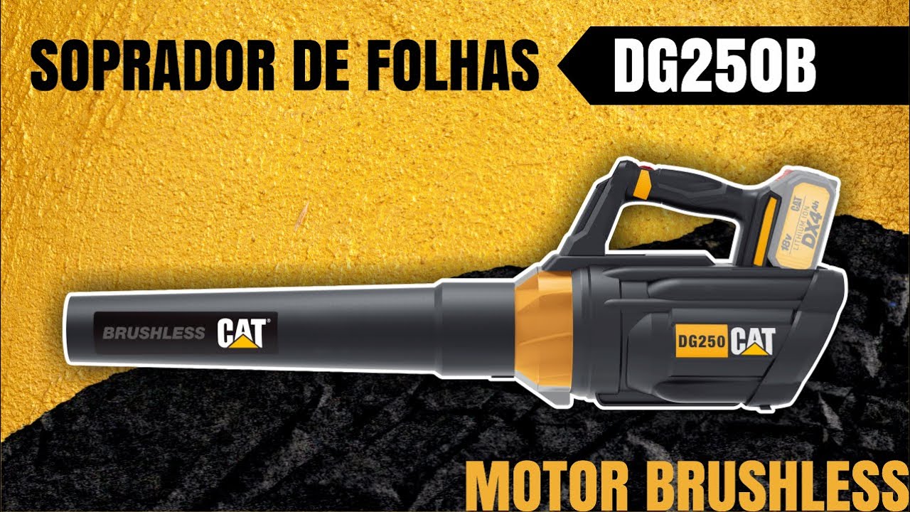 SOPRADOR DE FOLHAS DG250B - BRUSHLESS - YouTube