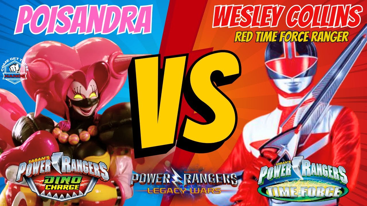 Power Rangers Legacy Wars | Poisandra Vs Time Force Red Ranger Wesley ...