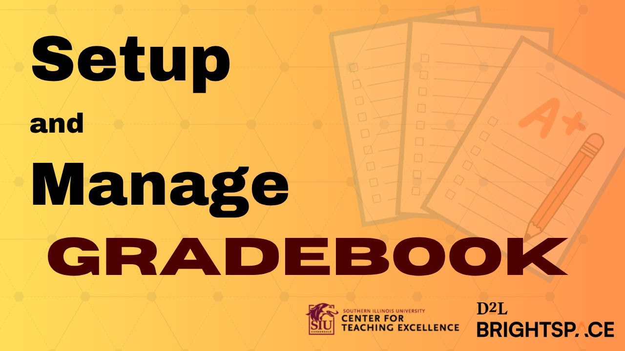 Set Up and Enter Grades - D2L Brightspace Gradebook - YouTube