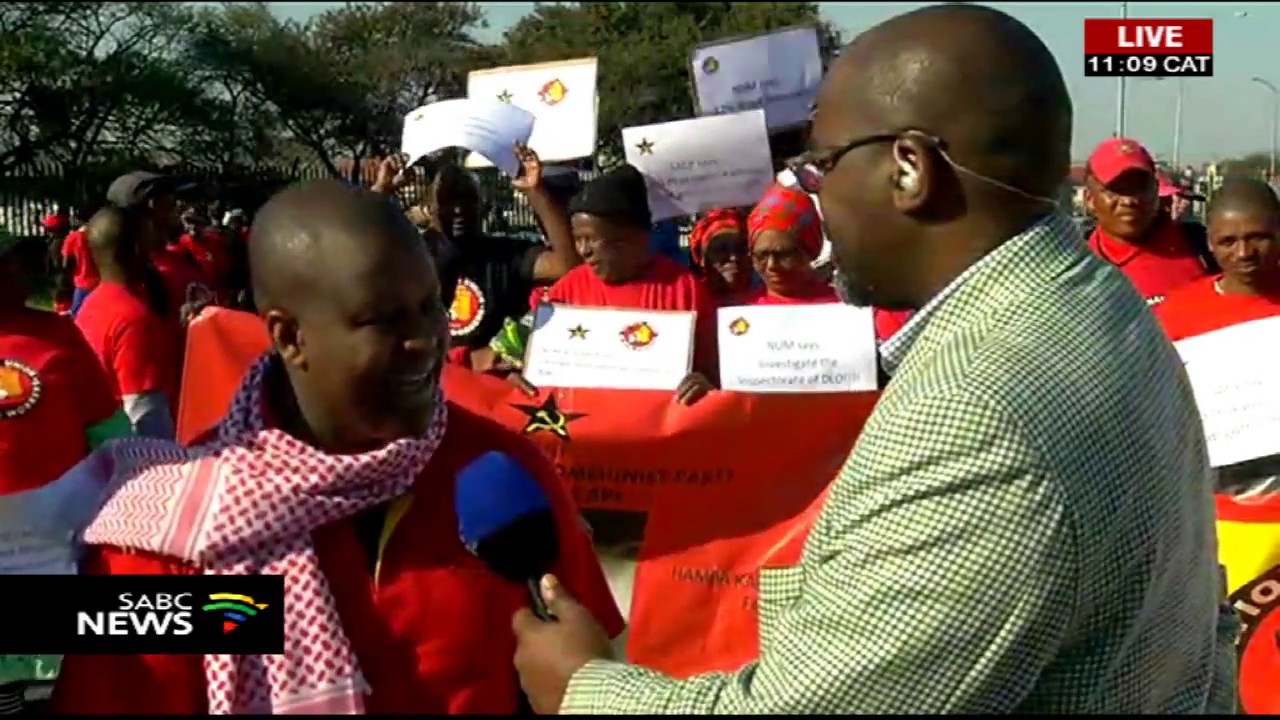 UPDATE: SACP, NUM in the W Cape march to Eskom - YouTube