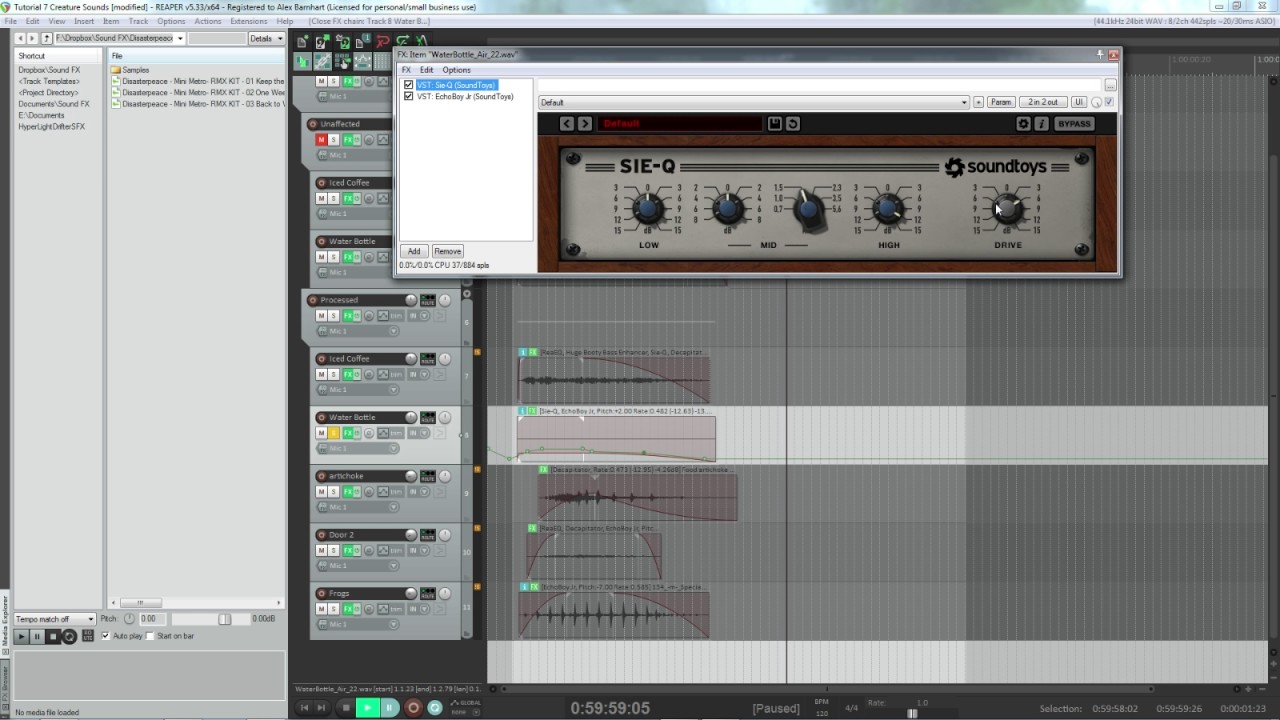 Sound Design Tutorial #7 - Creating Creature Sounds Without Vocal ...