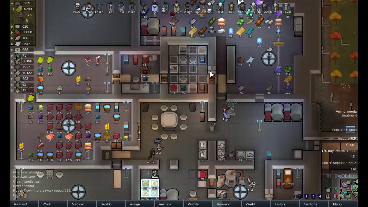 Rimworld, The Tale of the Mad Scientist, E13, The Lab Begins to Grow ...