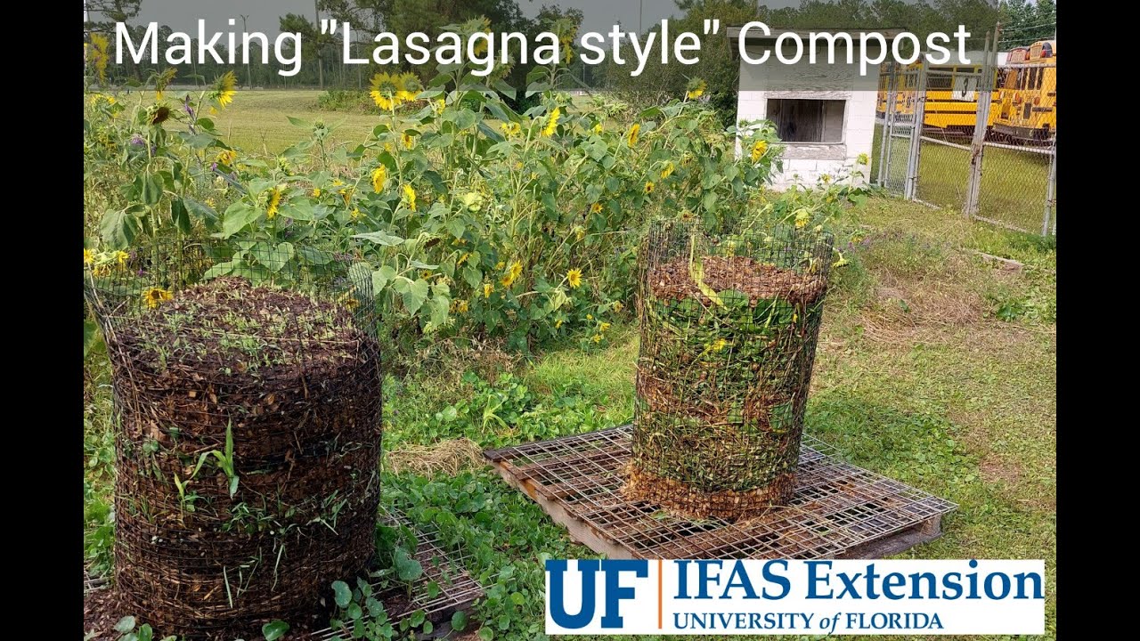 How to Make "Lasagna Style" or Layered Compost - YouTube