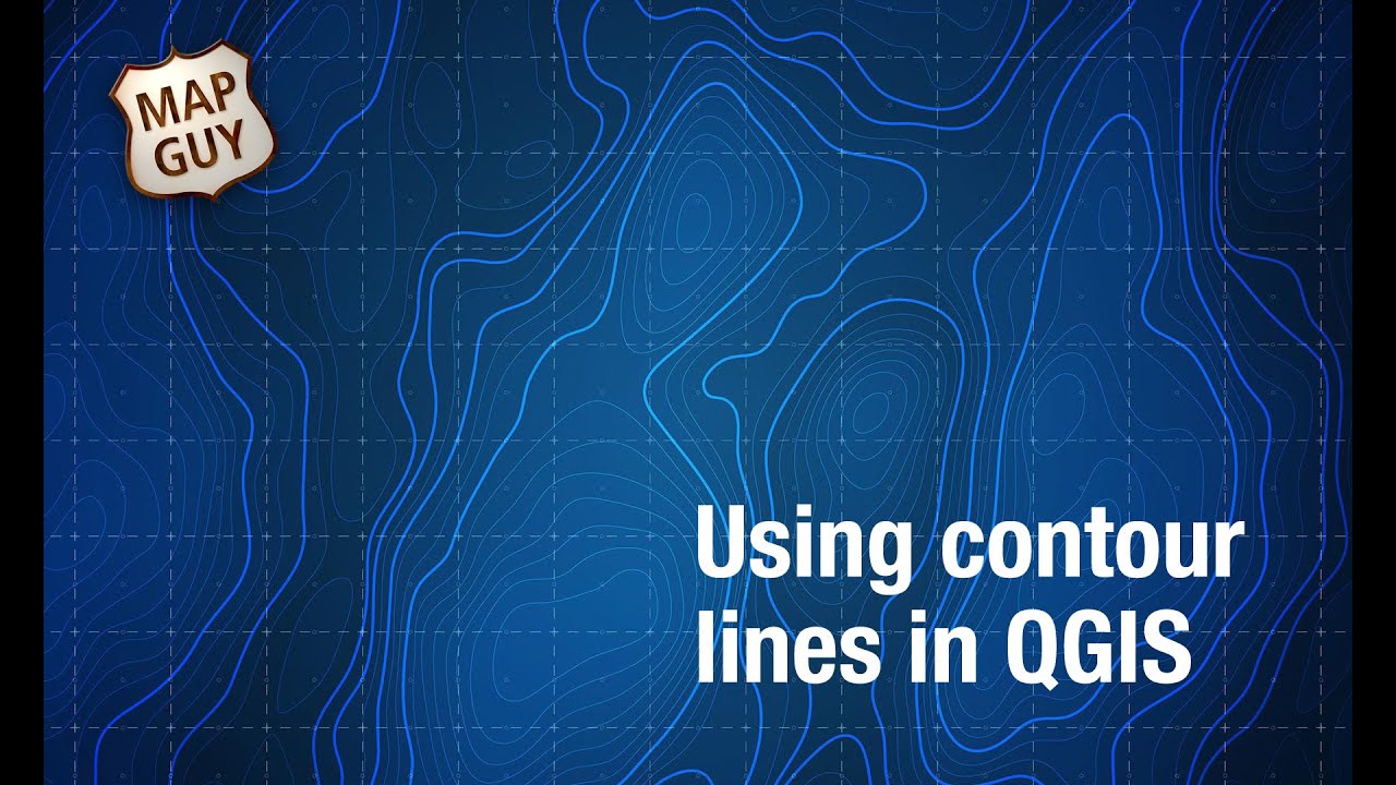 Using Contour Lines In Qgis Youtube
