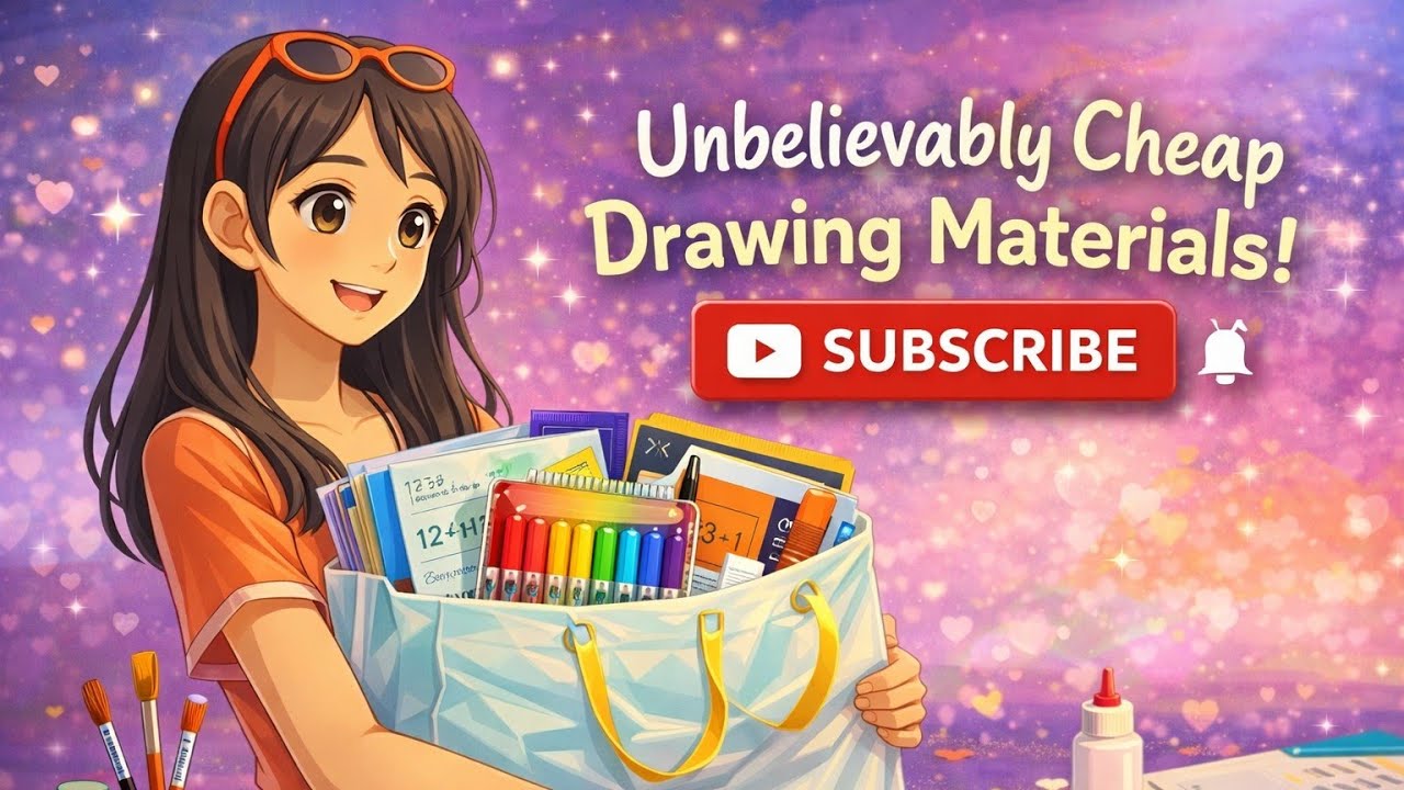 "Unbelievably Cheap Drawing Materials! 😱| Secret Hack Revealed ...