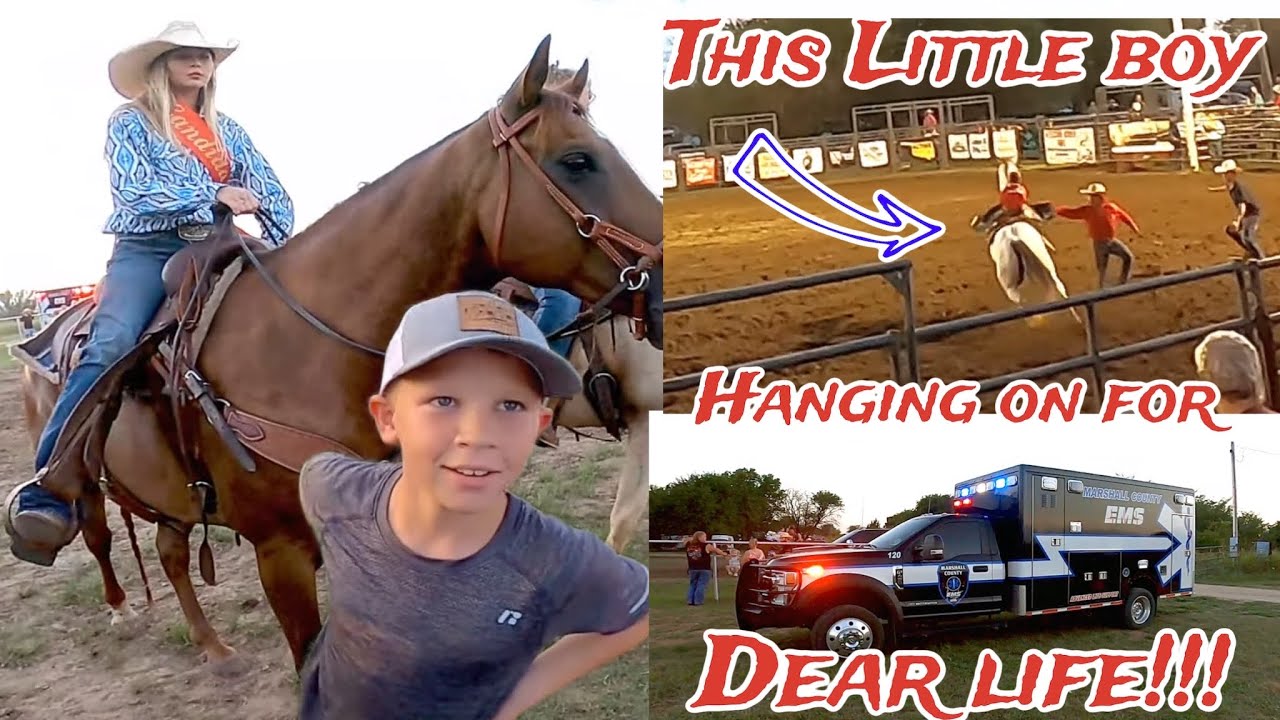 Family night at Rodeo, this could of ended bad for this boy, it was ...