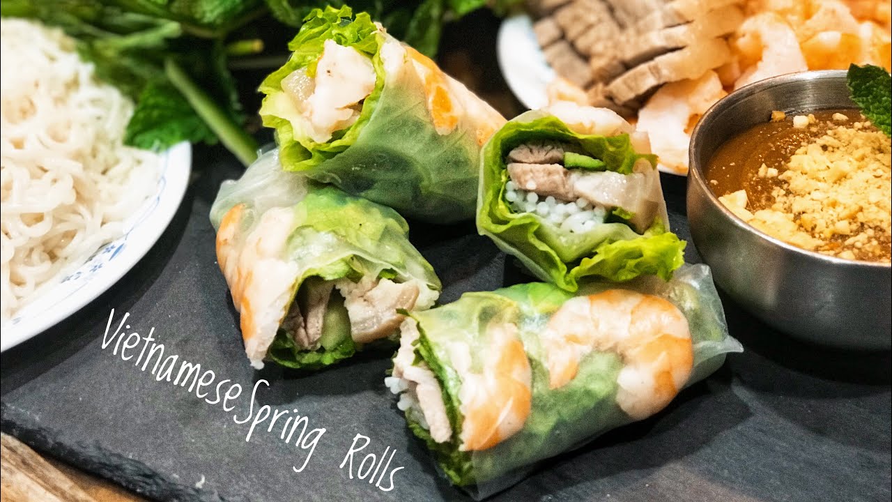Vietnamese Spring Rolls Recipe ( Goi Cuon ) 2020 Fast & Easy - YouTube