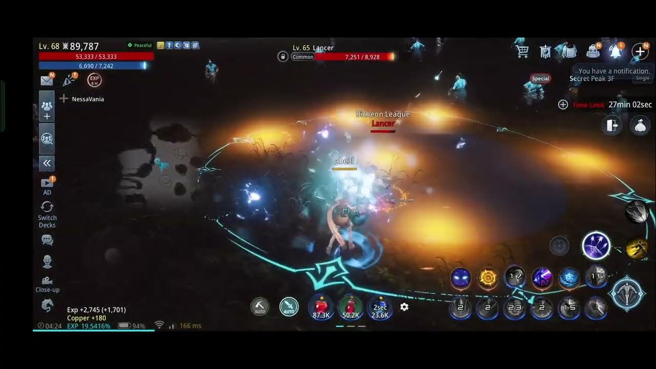 MIR4 SECRET PEAK 3F HUNTING 💪💪💪#MIR4 #MIR4VIRAL #MIR4HIGHLIGHTS #mir4 # ...