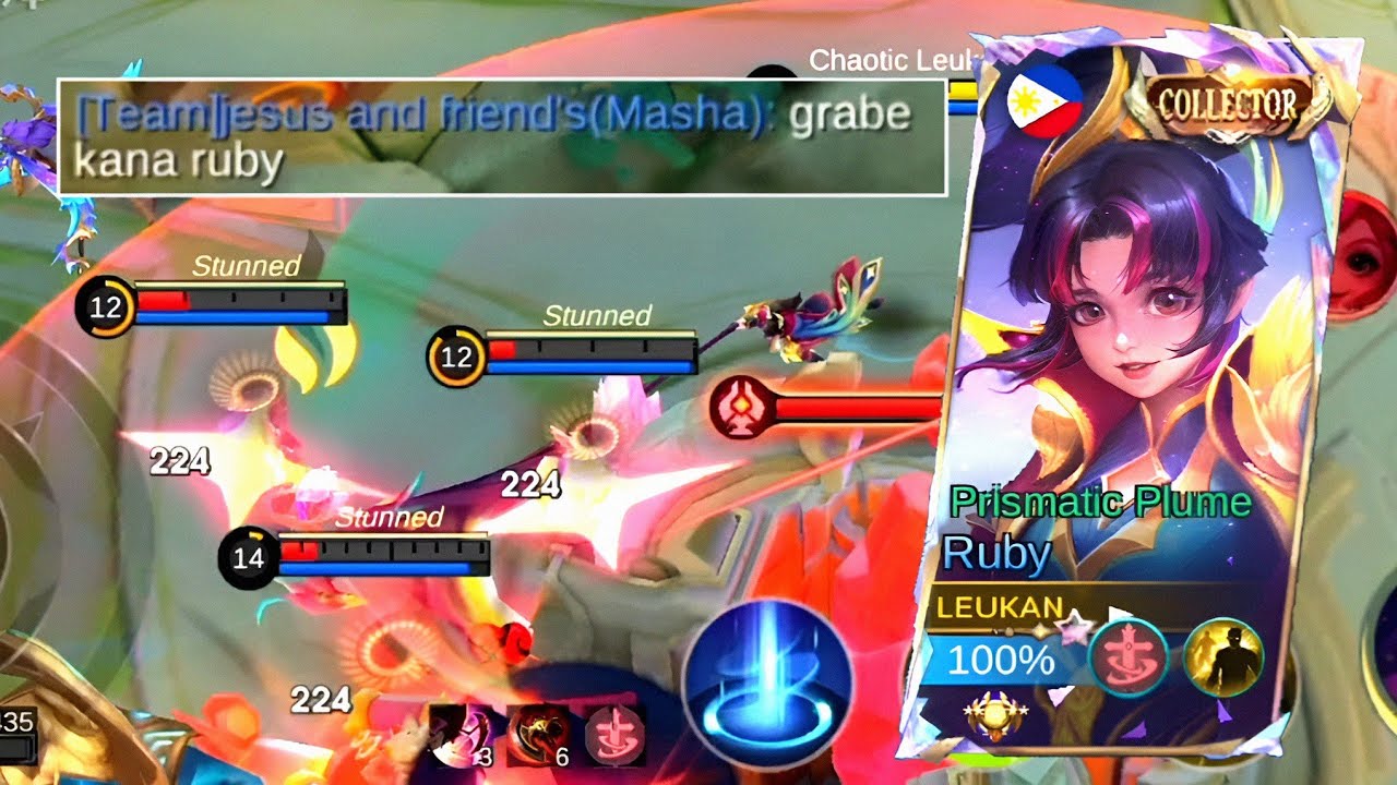 IMPRESSING MY TEAMMATES WITH RUBY!!!🔥RUBY BEST BUILD AND ROTATION 2024 ...