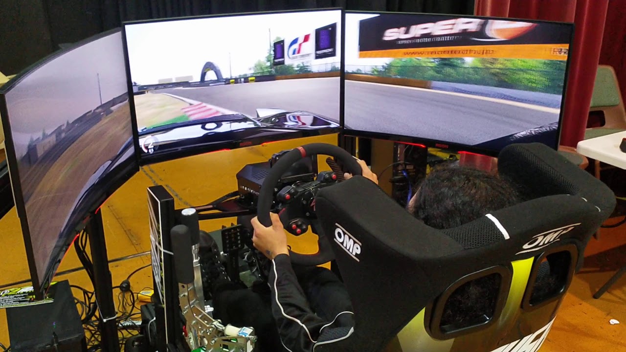 Drifting at Big Boys Toys 2019 with Rush Sim Racing - YouTube