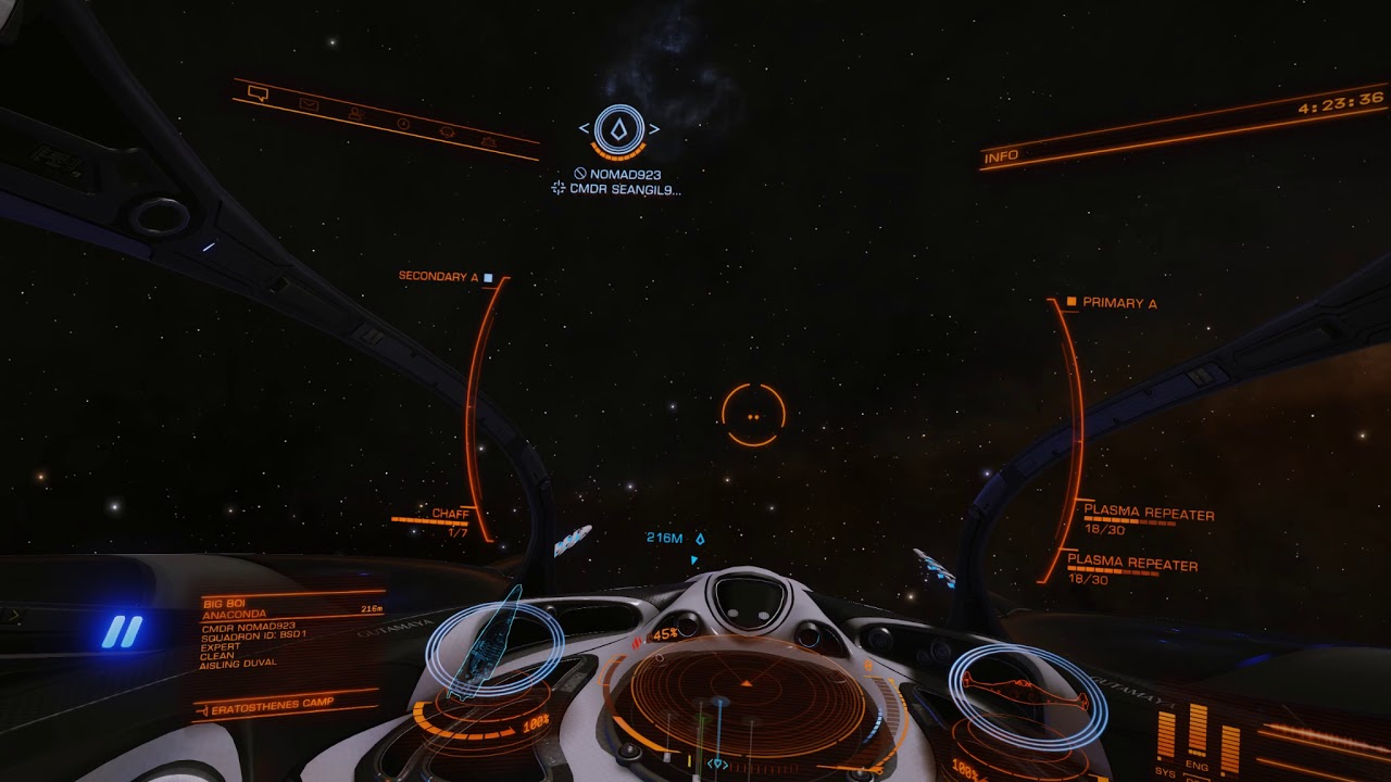 elite dangerous fighter test - YouTube