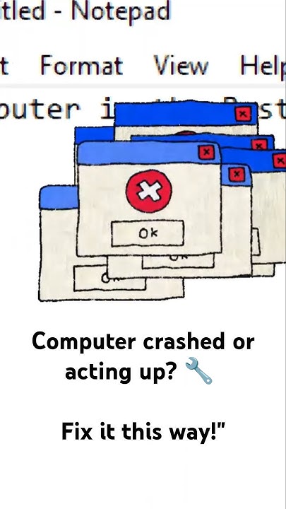 How to fix Computer Crash - YouTube