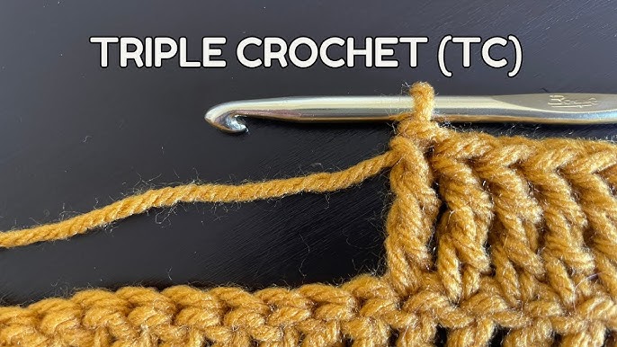 Triple Crochet How To Crochet The Treble Crochet Stitch 9 Easy Steps