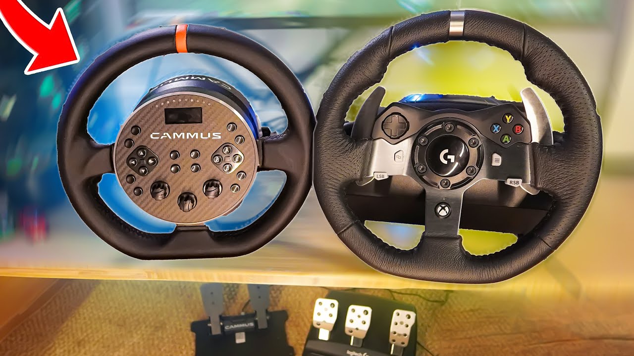 LE MEILLEUR VOLANT POUR DÉBUTER LA CONDUITE 😲 Test Cammus C5 VS ...