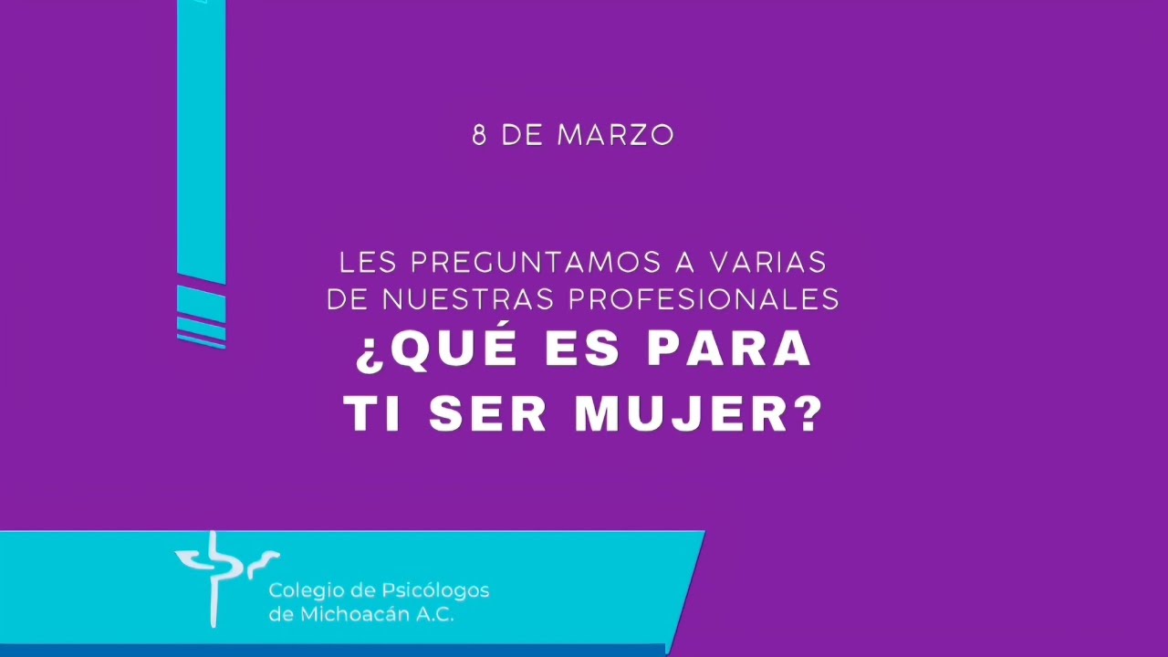 ¿Qué es para ti ser mujer? - YouTube
