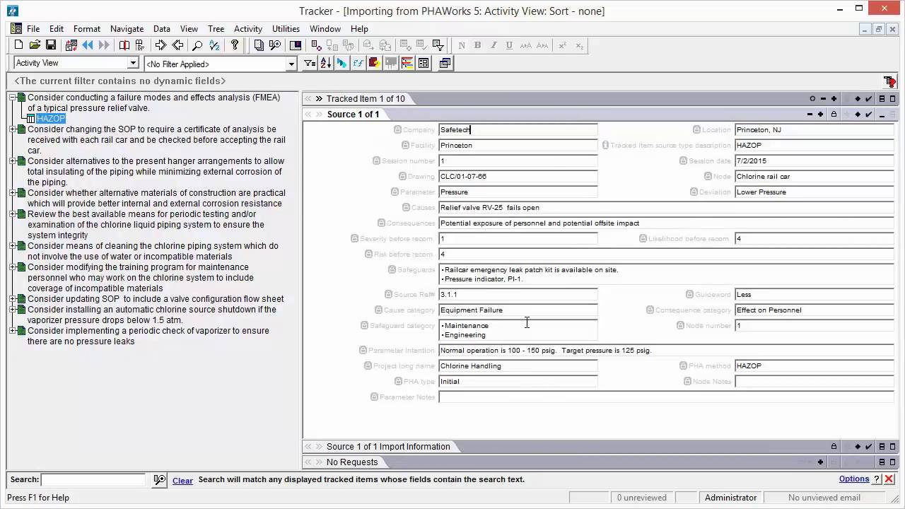 Importing from PHAWorks 5 (Tracker 2) - YouTube