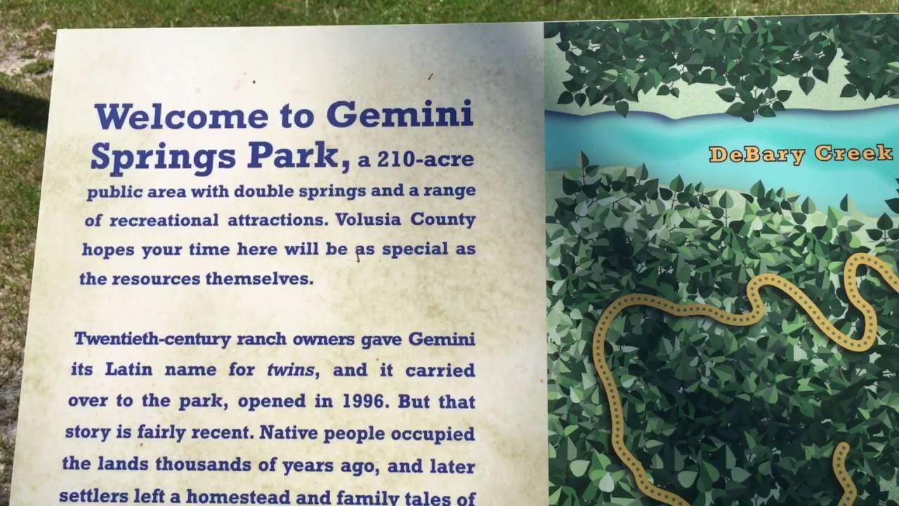 Amazing Places! GEMINI SPRINGS - YouTube