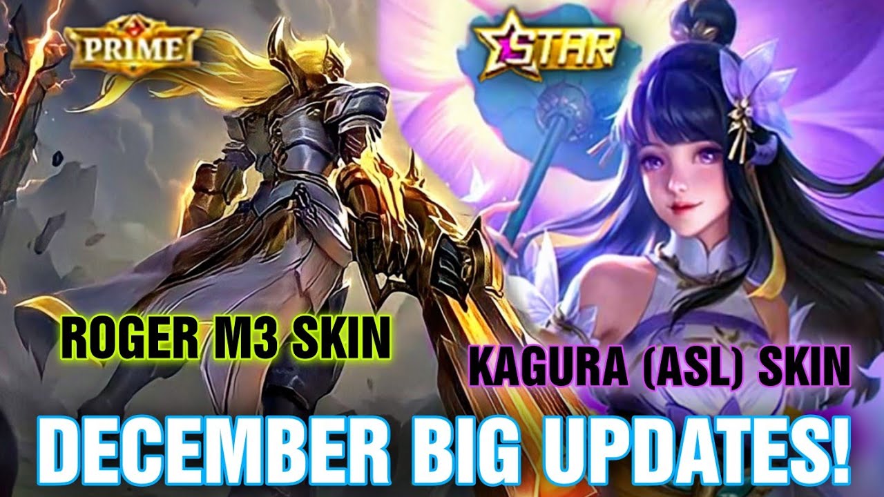 ROGER M3 SKIN AND KAGURA ANNUA STARLIGHT SKIN UPDATE| DECEMBER BIG ...