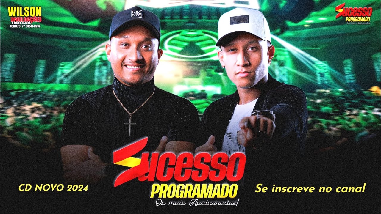 SUCESSO PROGRAMADO OS MAIS APAIXONADOS CD NOVO 2024 - YouTube
