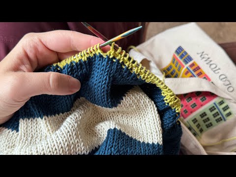 Yuvarlak Misina Örgüde Düzgün ve Eşit Renk Değişiminin Sırrı | jogless stripes in the round knit